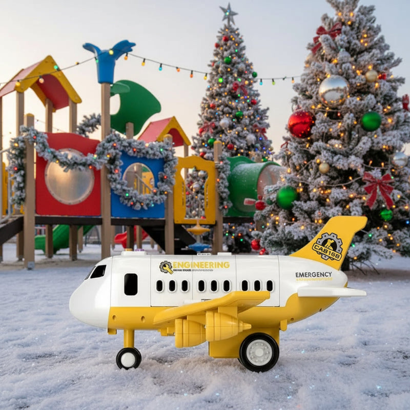 AIRTRIQ Interactive Airplane Toy – Colorful Light-Up Jet for Kids ...